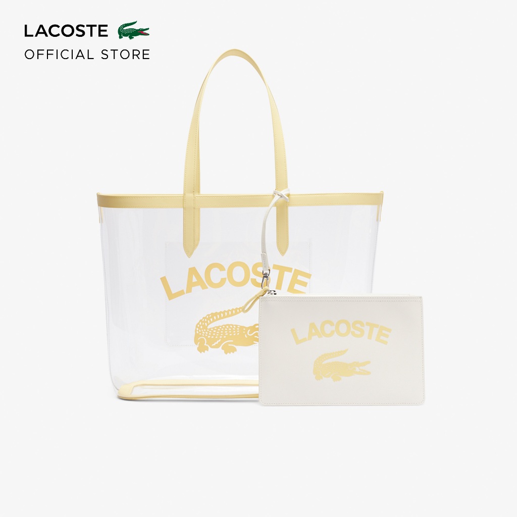 Lacoste Women's Anna Transparent Tote Bag Shopping Bag - Lifestyle ...