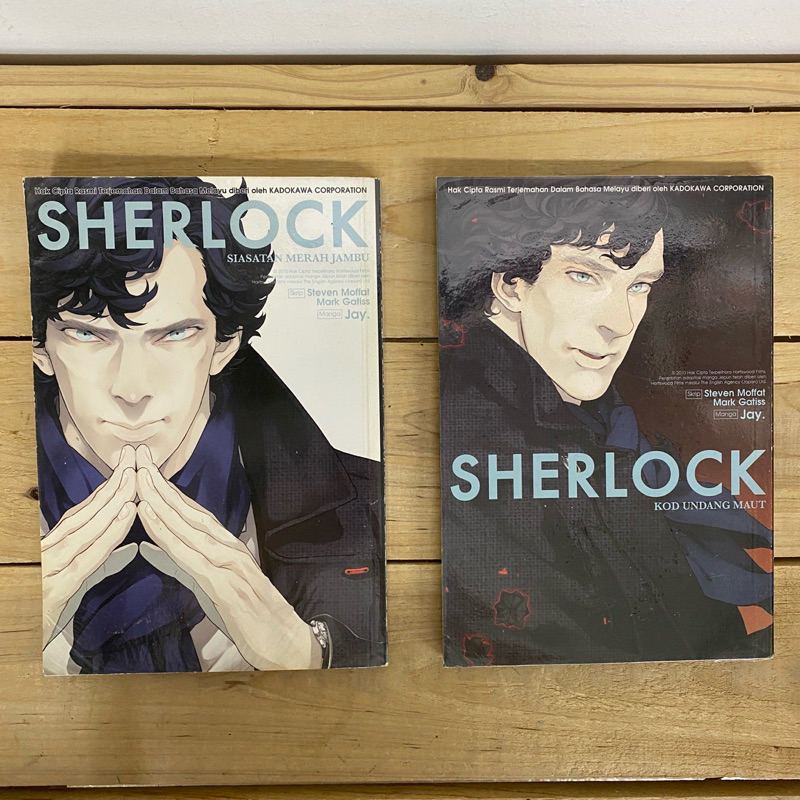 Komik Gempak Starz : Sherlock Vol. 1 was & 2 (manga karya Jay - edisi B.Malaysia) (Preloved ...