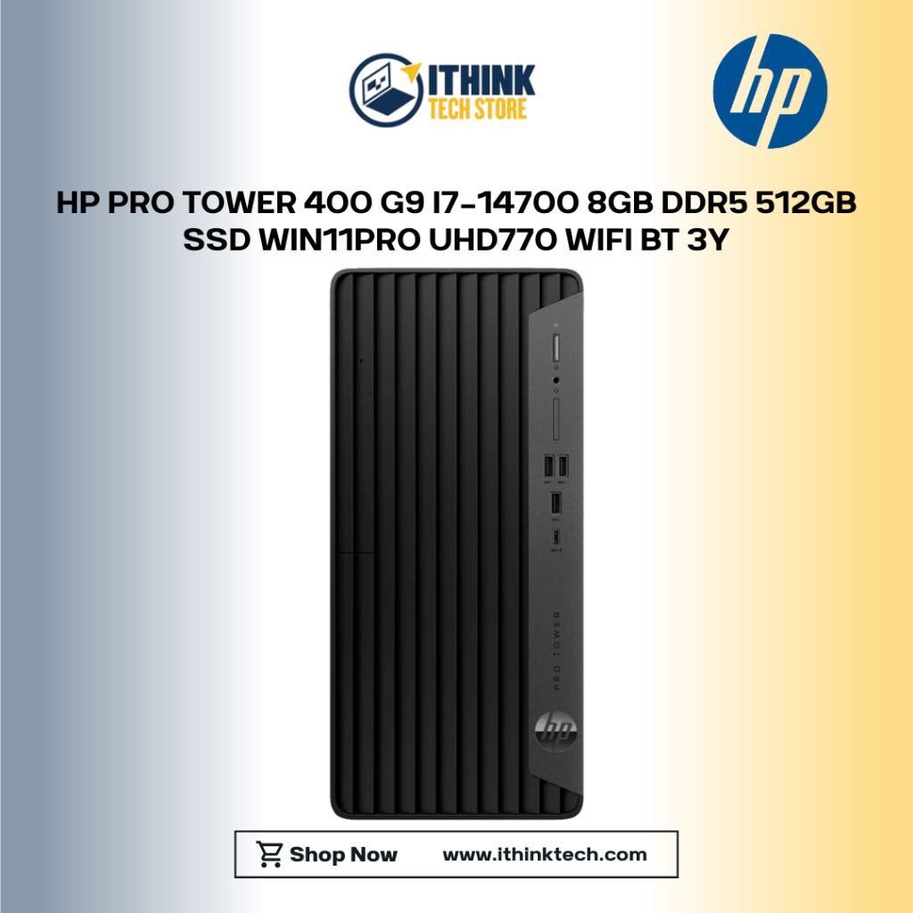HP PRO TOWER 400 G9 I7-14700 8GB DDR5 512GB SSD WIN11PRO UHD770 WIFI BT 3Y | Shopee Malaysia