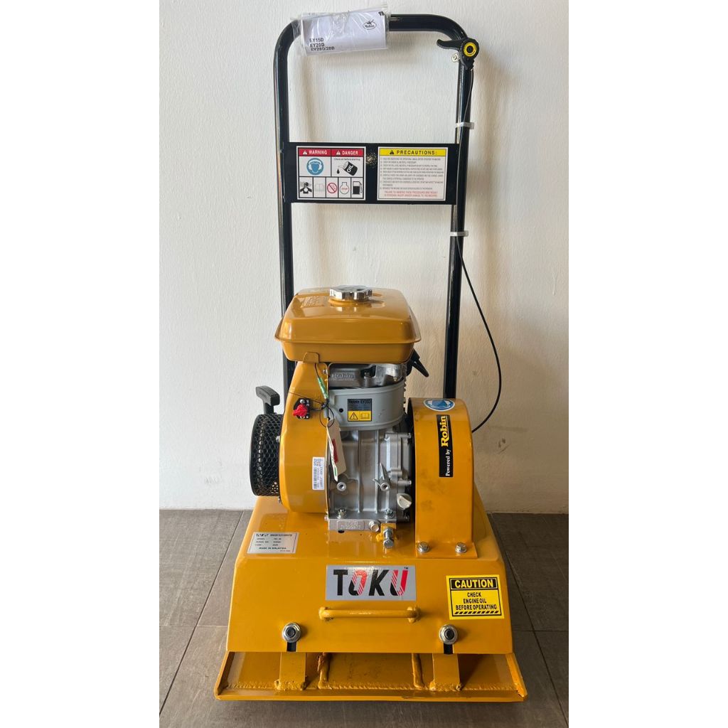 [ TOKU ] Robin Engine 5HP EY-20 Plate Compactor TKL80 vibratory roller ...