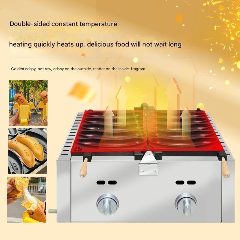 uniqueBanana burning machine, commercial gold coin bread egg machine ...