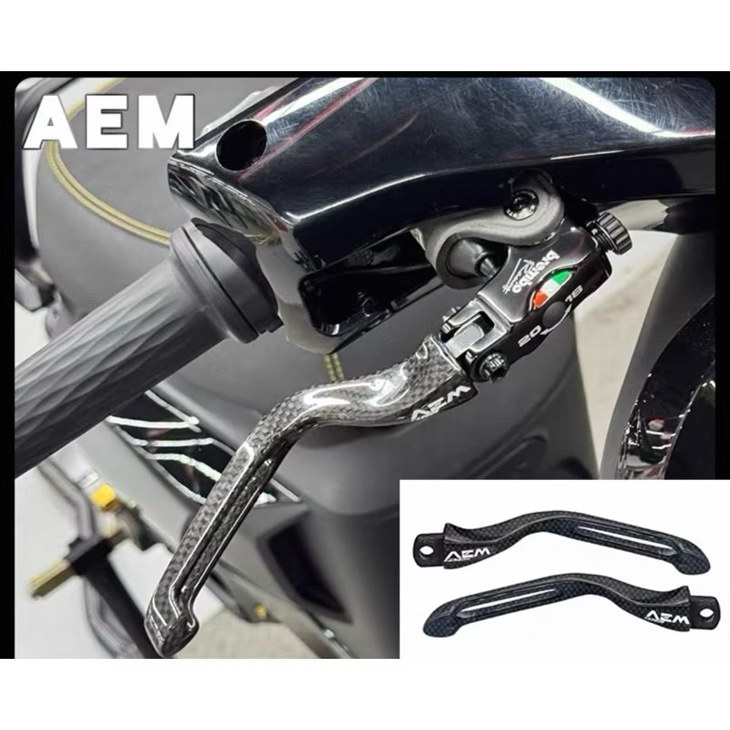 AEM FACTORY Carbon Fiber Foldable Lever For RCS MASTER PUMP BREMBO PLUG ...