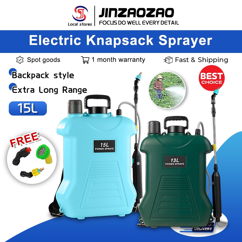 Electric Knapsack Sprayer (15L) Racun Bateri Pump Agriculture and ...