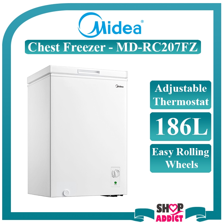 Midea 186L Chest Freezer MD-RC207FZB01 Peti Sejuk Beku with ECO ...