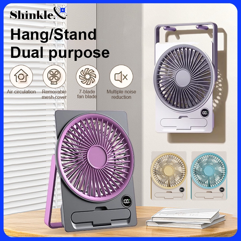 Shinkle 【COD】Mini Table FanWith stand Ultra Thin USB Portable Fan ...