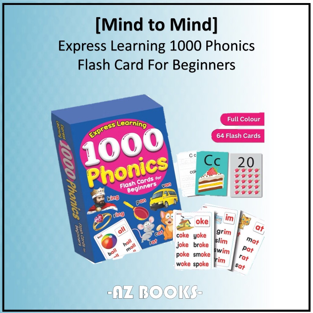 [AZ] Mind to Mind - Express Learning 1000 Phonics Flash Card For ...