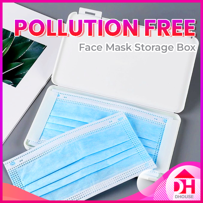 Face Mask Storage Box Reusable Pollution-Free Disposable Mouth Cover ...