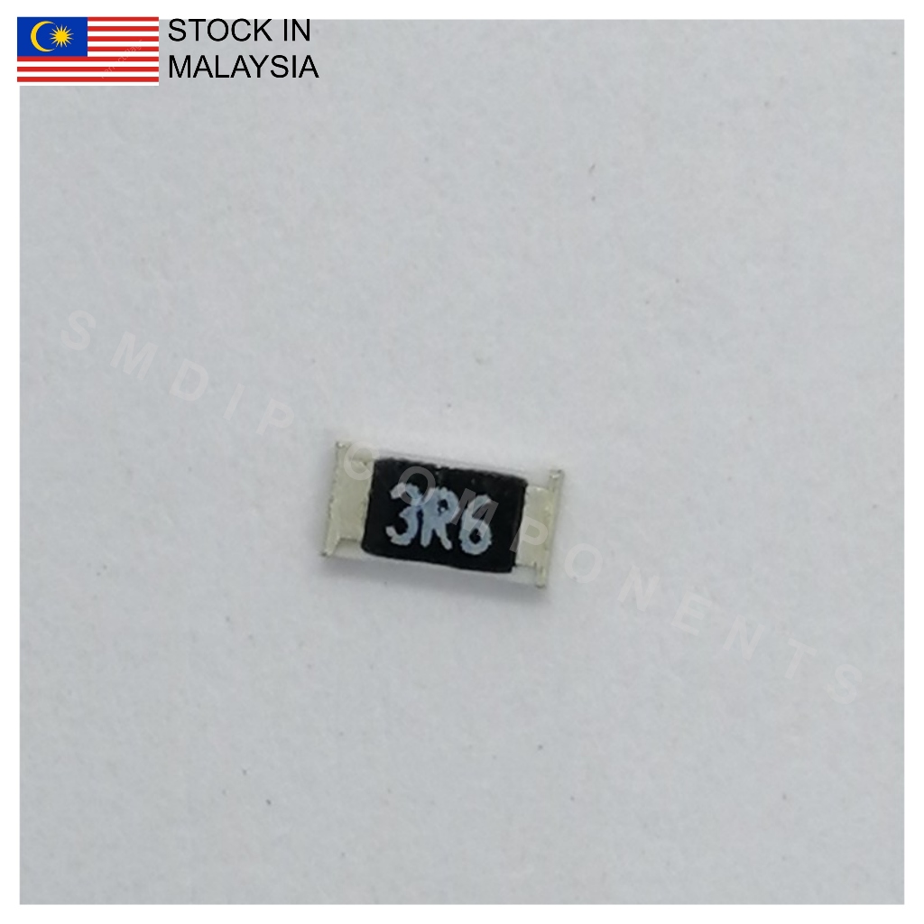 10PCS Taiwan-Grade 3.6R ±1%, 0603 SMD Resistor (3R6) | Shopee Malaysia