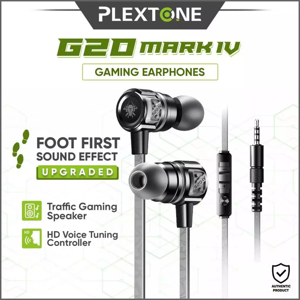 Plextone G20 Mark IV Metal Bass Magnetic Hammerhead Noise Cancelling In ...