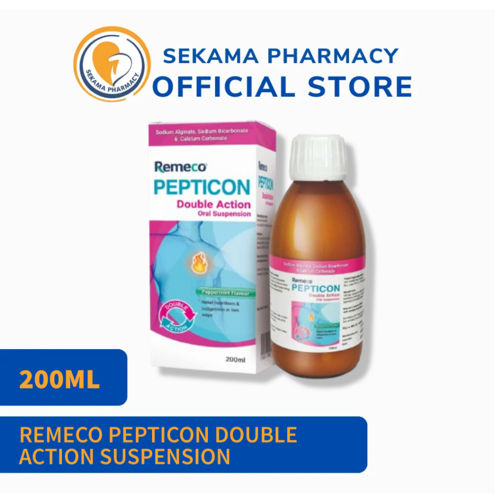REMECO PEPTICON DOUBLE ACTION SUSPENSION 200ML [EXP: 04/2027] | Shopee ...