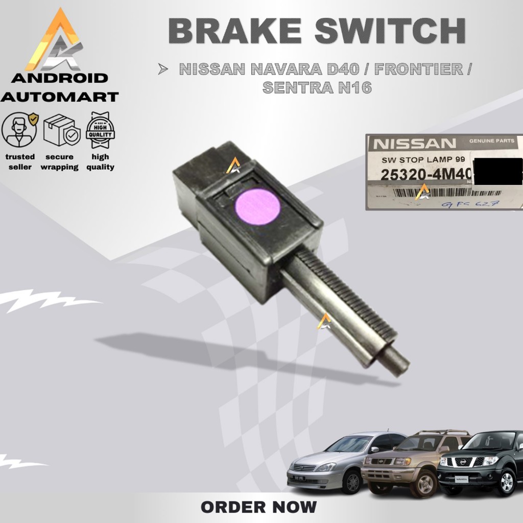 ORIGINAL NISSAN BRAKE SWITCH NISSAN NAVARA D40 FRONTIER SENTRA N16 ...