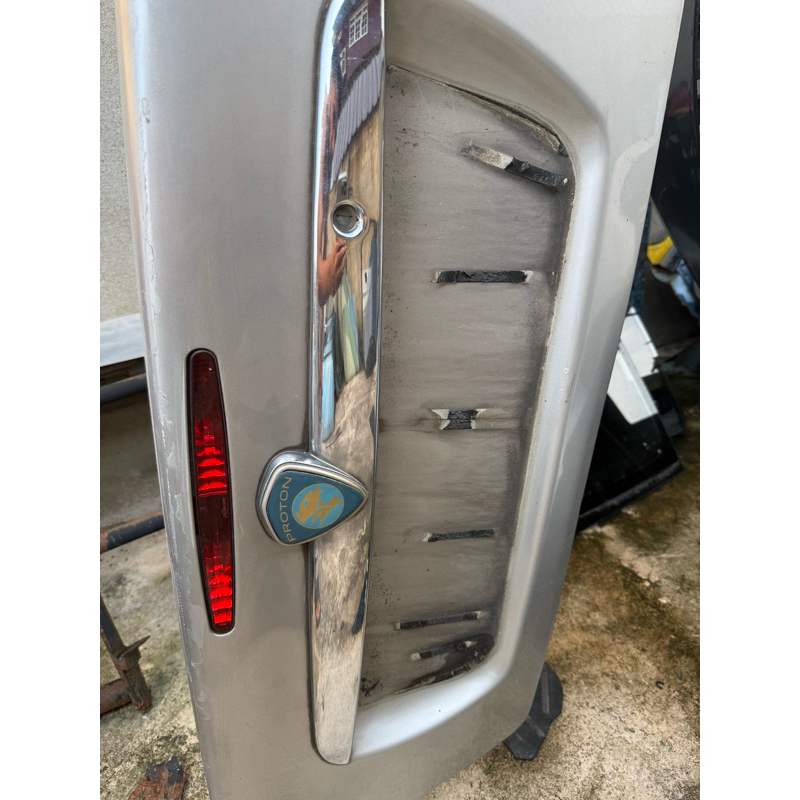 Proton Waja Rear Trunk Lid Boot Garnish Chrome Used Original | Shopee ...