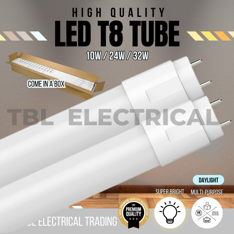 【BULK BUY 30PCS】LED T8 Tube 2FT/4FT 10W 24W 32W T8 Tube Light ...