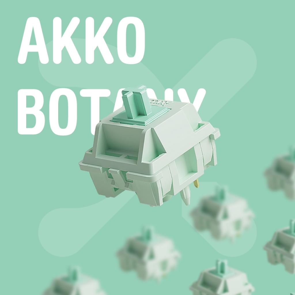 [LINEAR] Akko Botany | 50gf Linear Factory Lubed Mechanical Switch | Shopee Malaysia