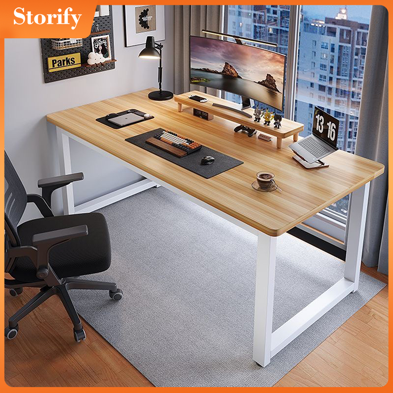 140CM Study table office Table Home Office Computer Desk PC Laptop ...