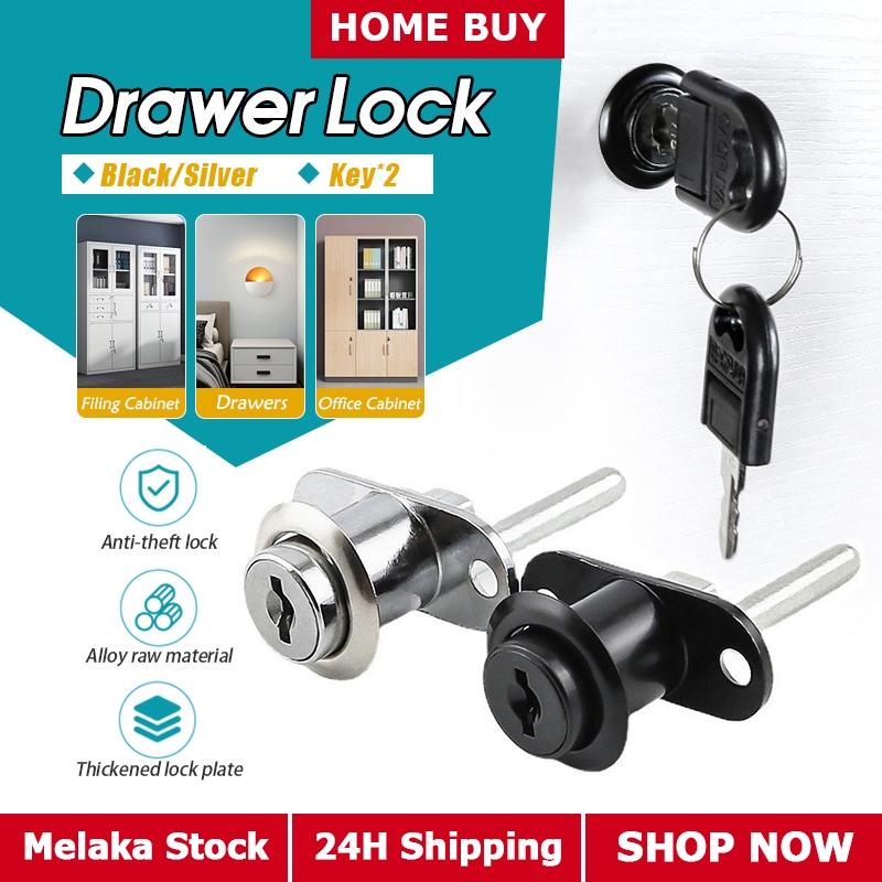 Kunci Laci Front Lock Office System Cabinet Lock With 2 key Drawer Lock ...