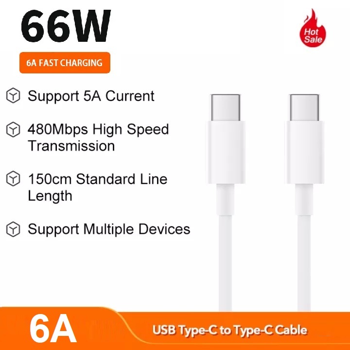 Compatible For Xiaomi PD Cable USB-C To USB-C Cable Type-C USB Data ...