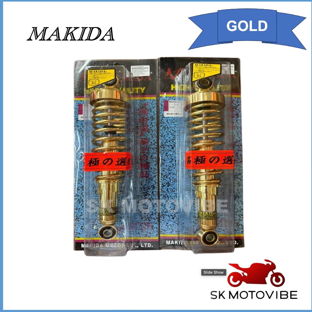 100% ORIGINAL !!! MAKIDA REAR ABSORBER / MONOSHOCK GOLD / EMAS 330MM ...