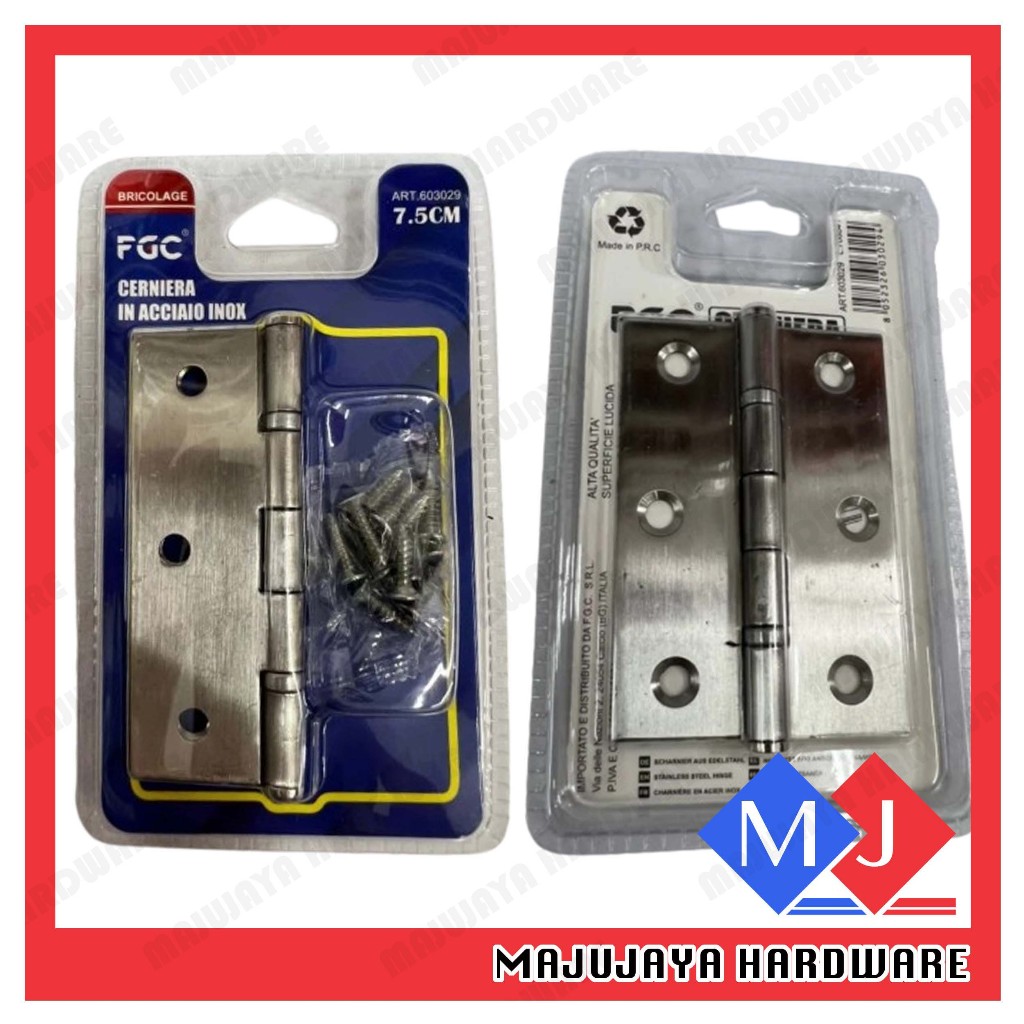 FGC 2 PCS Rectangle Folding Closet Cabinet Door Hinge Fitting WIth Ball ...