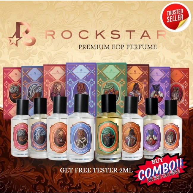 Rockstar Perfume Original EDP Minyak Wangi MG Fragrance 50ml Tahan Lama ...