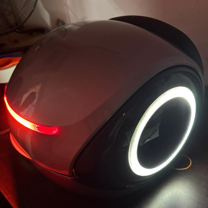 Alien LED Light Brake Light Tail Box Siput Motorcycle Top Box Kotak ...