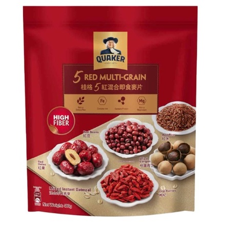Quaker Five Red Multigrain-480g(Exp Date:12.12.2025) | Shopee Malaysia