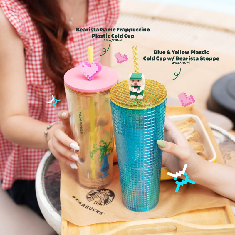 [ReadyStock]Starbucks Thailand Bearista Game Heart Happy Mother’s Day 2025 Collection Studded ...