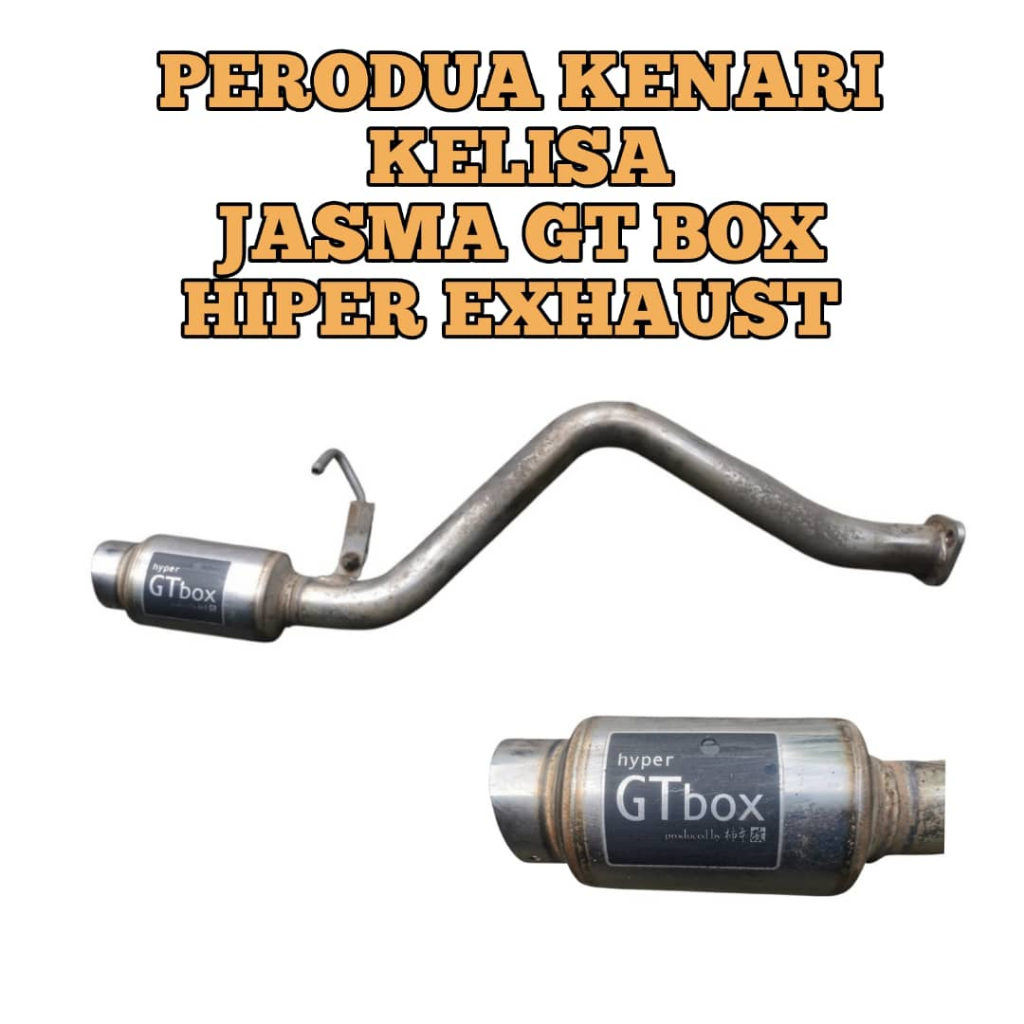 JASMA GT BOX HYPER EXHAUST MUFFLER PERODUA KELISA KENARI JASMA GT BOX ...