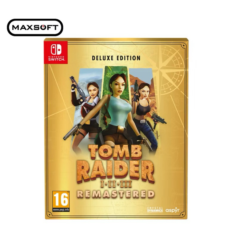 Nintendo Switch Tomb Raider I-III Remastered deluxe edition | Shopee ...
