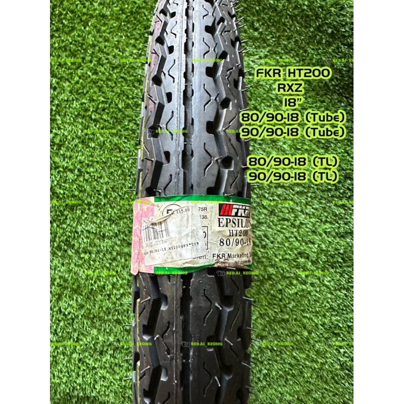 FKR MOTORCYCLE TYRE HT200(Bunga TT100) 80/90 90/90-18” RXZ/GTO/AR80 ...