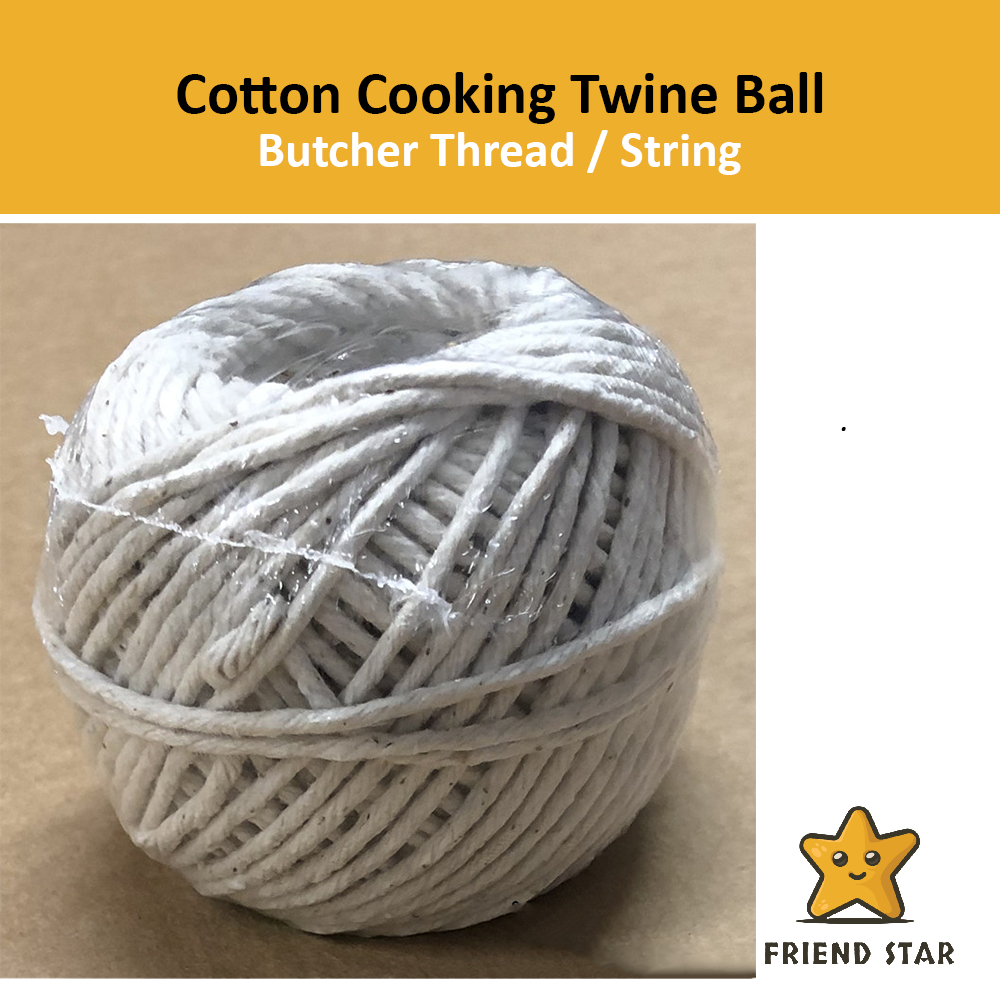 (77G) Cotton Cooking Twine Ball / Cotton Twisted Twine Ball / THICK ...