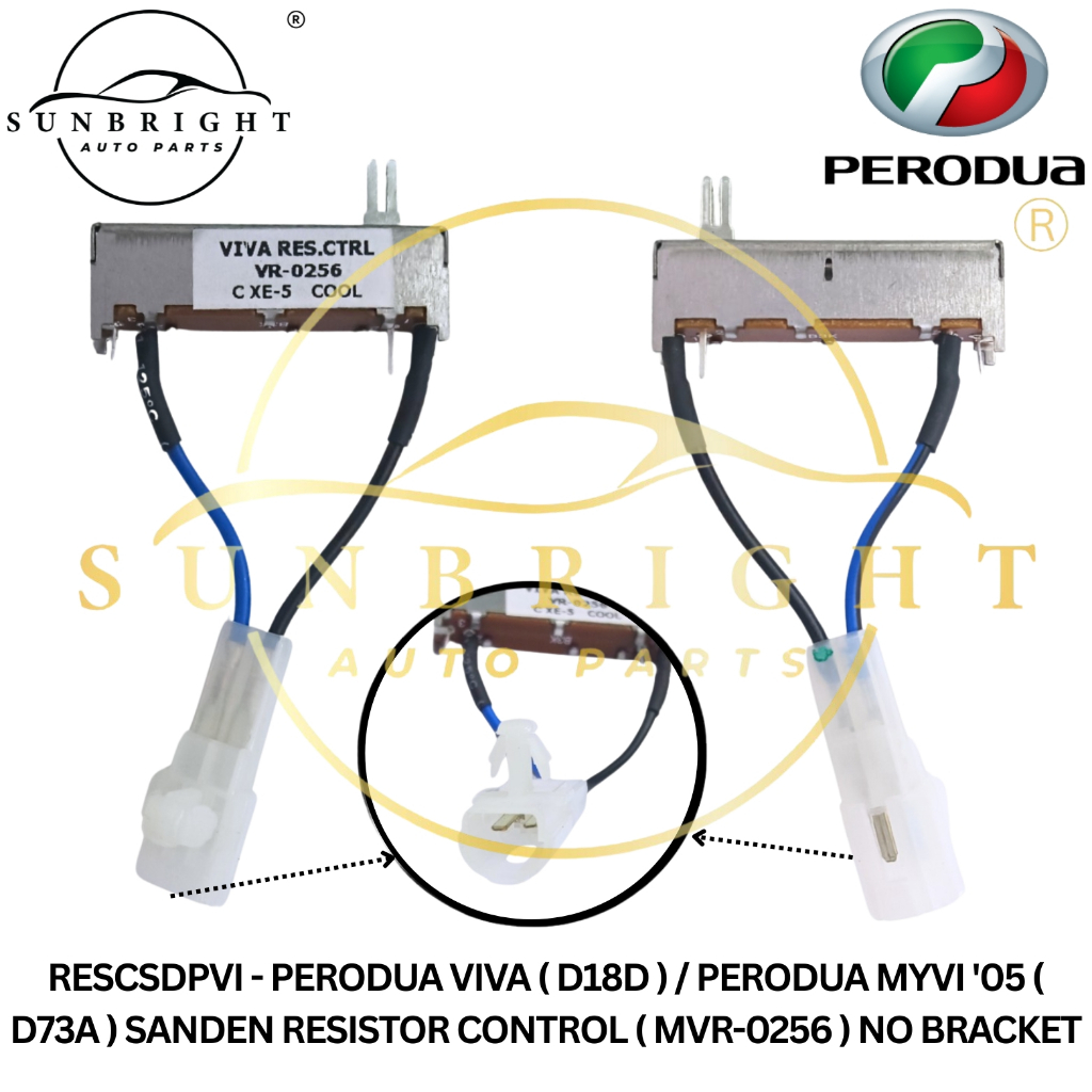 PERODUA VIVA ( D18D ) / PERODUA MYVI '05 ( D73A ) SANDEN RESISTOR ...