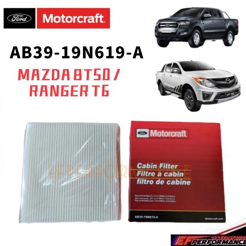 AB39-19N619-A FORD CABIN FILTER RANGER T6 T7 T8 RAPTOR MAZDA BT50 ...