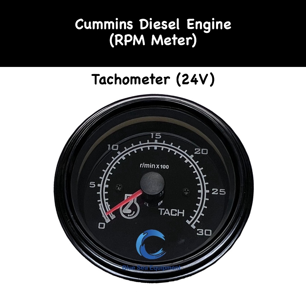 Cummins Analog Tachometer - 3031734 RPM Meter Gauge Diesel Engine Parts ...