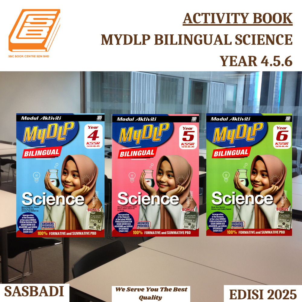 [SBCB] Activity Book : MyDLP Bilingual Year 4.5.6 Science ( Sasbadi ) | Shopee Malaysia