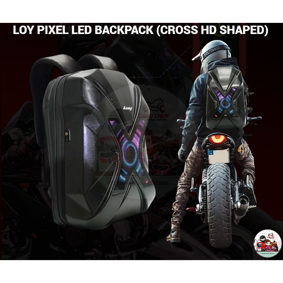 LOY PIXEL LED BACKPACK (CROSS HD SHAPED) | Shopee Malaysia