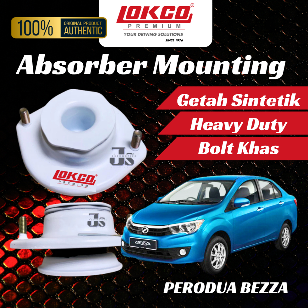 LOKCO Premium Heavy Duty Absorber Mounting PERODUA BEZZA (Front/Depan ...