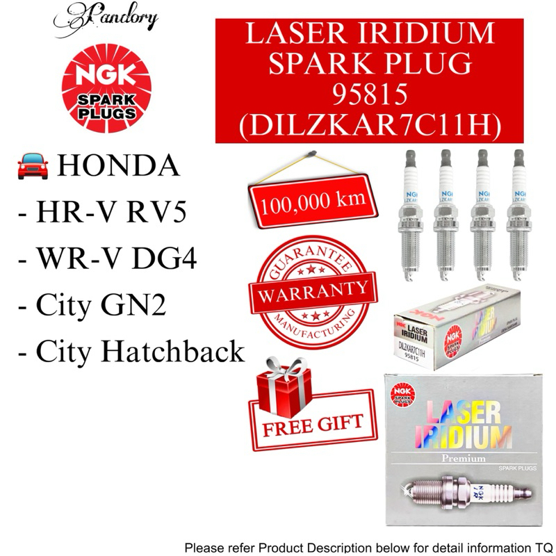 【💯ASLI】95815 (DILZKAR7C11H) PALAM PENCUCUH NGK LASER IRIDIUM SPARK PLUG ...