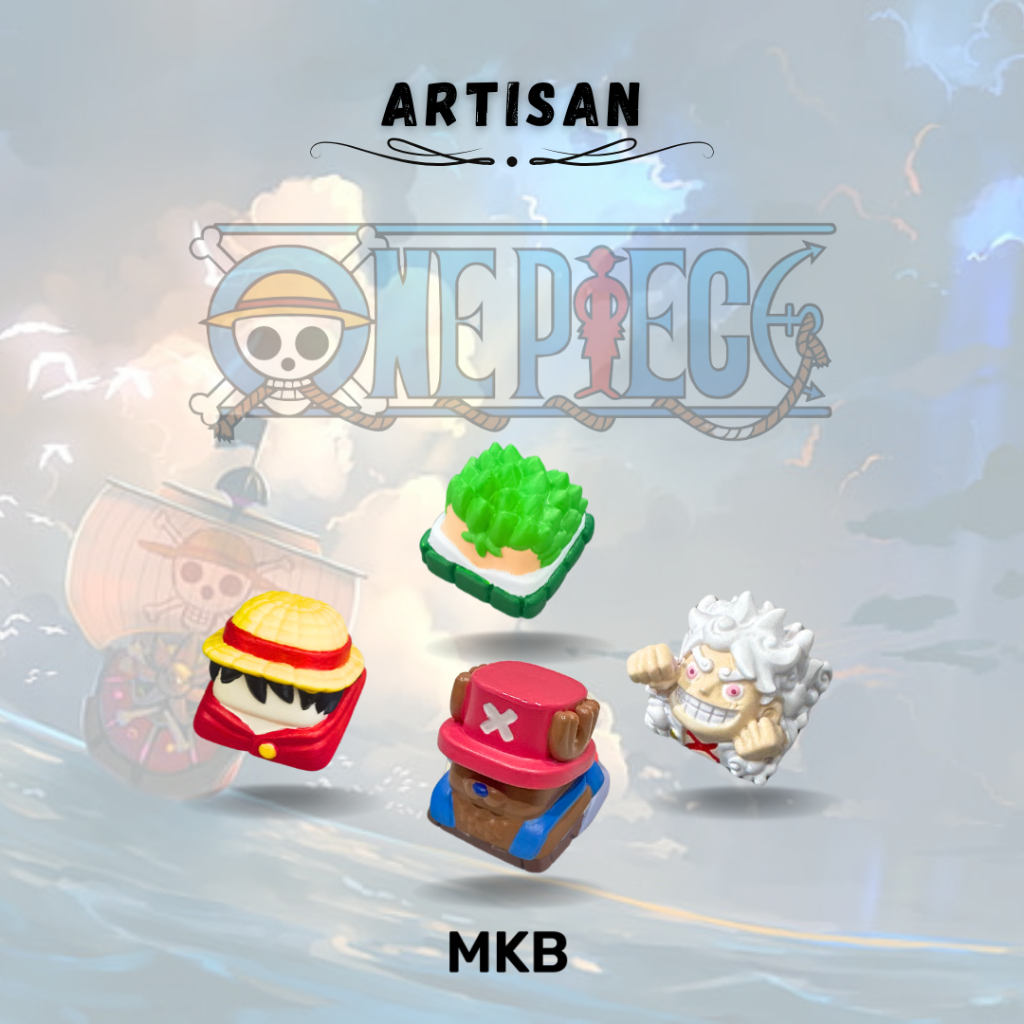 Artisan Hiko Studio One Piece Keycap for Mechanical Keyboard - Luffy ...