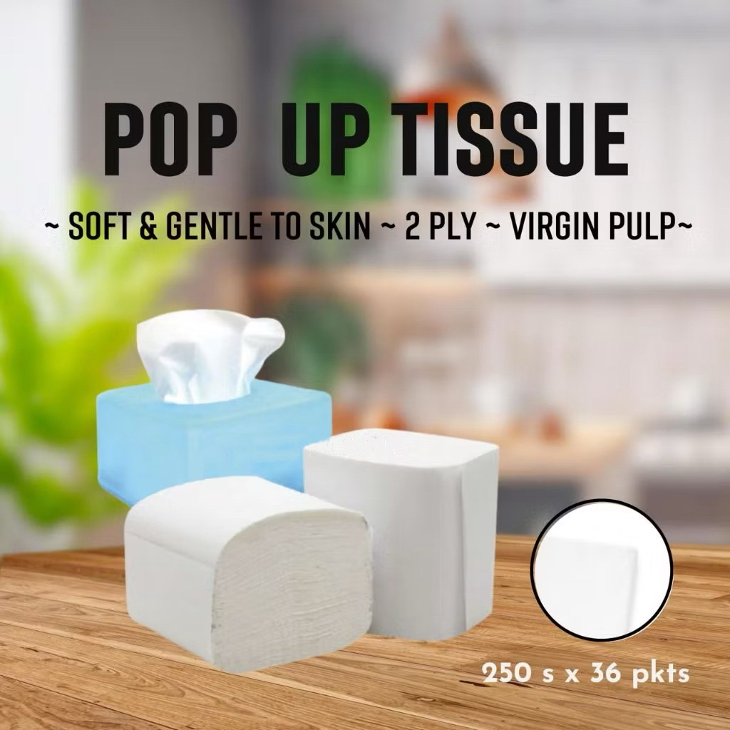 1 PLY POP UP TISSUE VIRGIN PULP | Shopee Malaysia