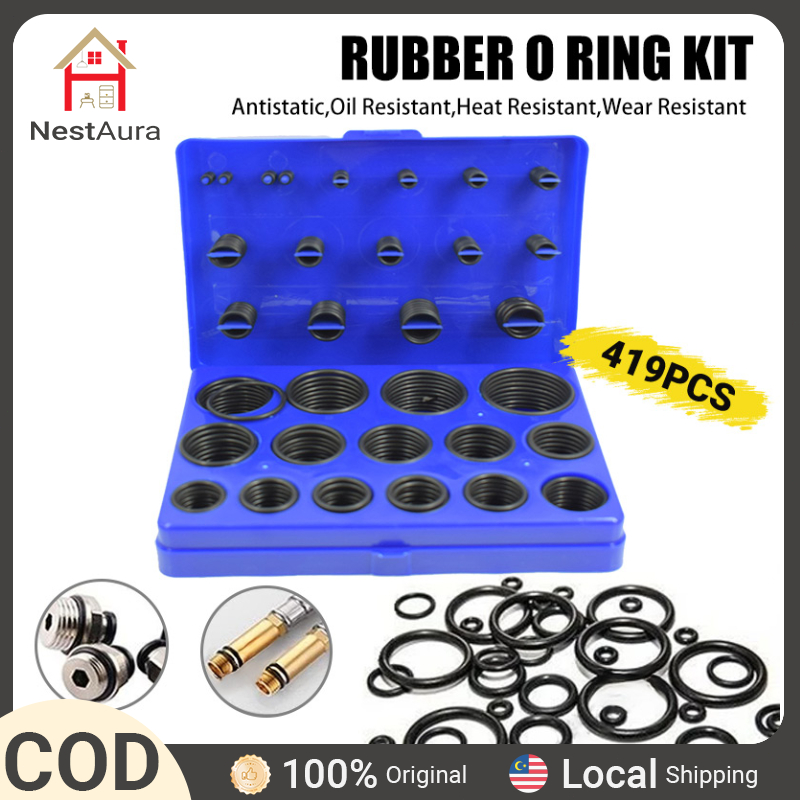 419pcs O Ring Kit O Ring Rubber Washer Set For Pressure Washer Seals ...