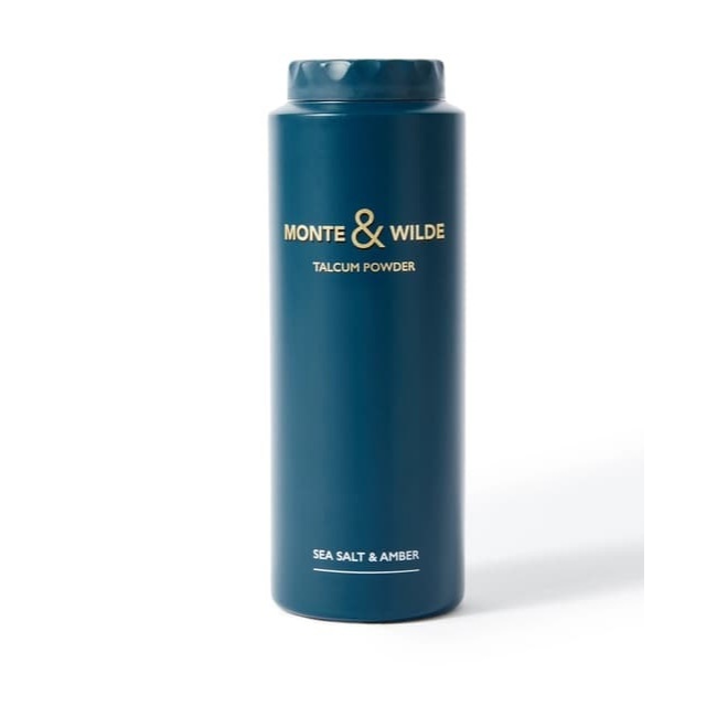M&S Marks&Spencer MEN Monte&Wilde Seasalt & Amber Talcum Powder 150g ...