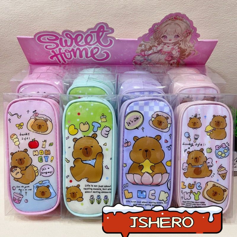 SH002 Pencil Box | Capybara school pencil box children kids present ...