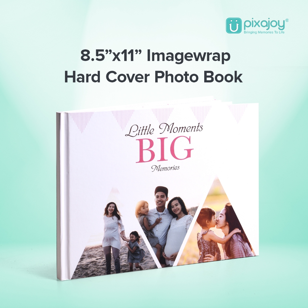 PIXAJOY Hardcover 11"x8.5" BIG SIZE Photo Book HARDCOVER ALBUM GAMBAR ...