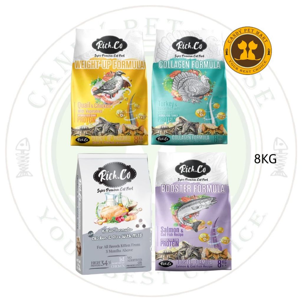 Rich. Co Super Premium New Formula Dry Cat Food -8KG | Shopee Malaysia