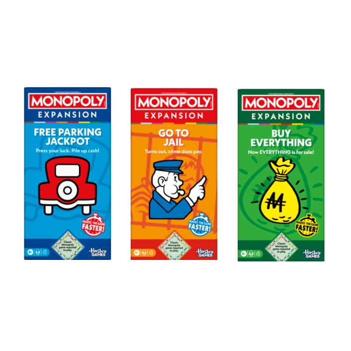 [100% ORIGINAL] Monopoly EXPANSION add more Fun to Classic Monopoly ...