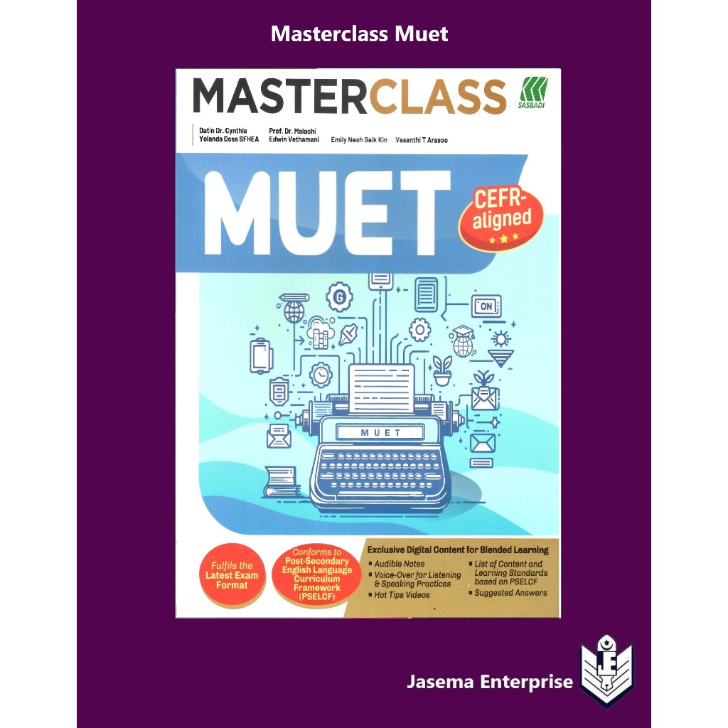Masterclass Muet CEFR aligned [9789837744592] | Shopee Malaysia