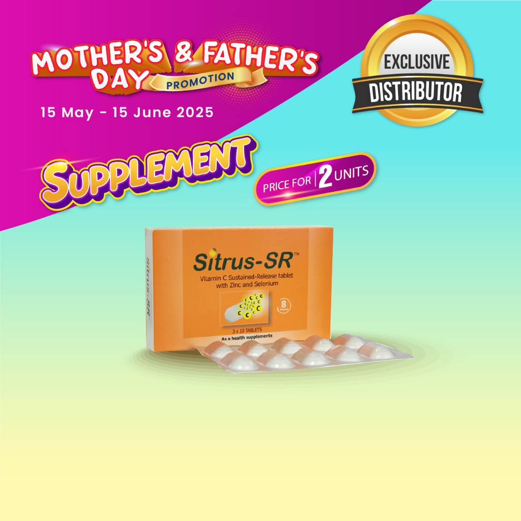 Sitrus-SR Tablet (Vitamin C Sustained -Release Tablet with Zinc and ...