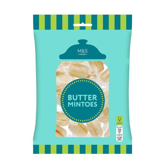 M&S Butter Mintoes 225g x1 Marks & Spencer Minty Refreshing Mint Sweets ...