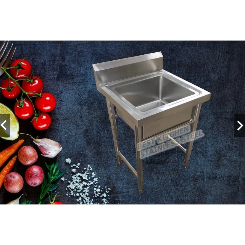 Stainless steel sink sinki, single bowl sink, restaurant sink, sinki ...